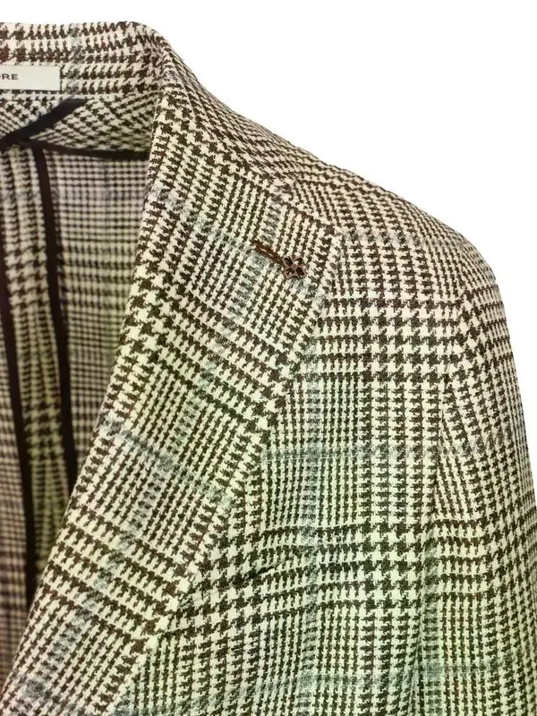 Tagliatore Prince Of Wales Pattern Blazer - Neutrals