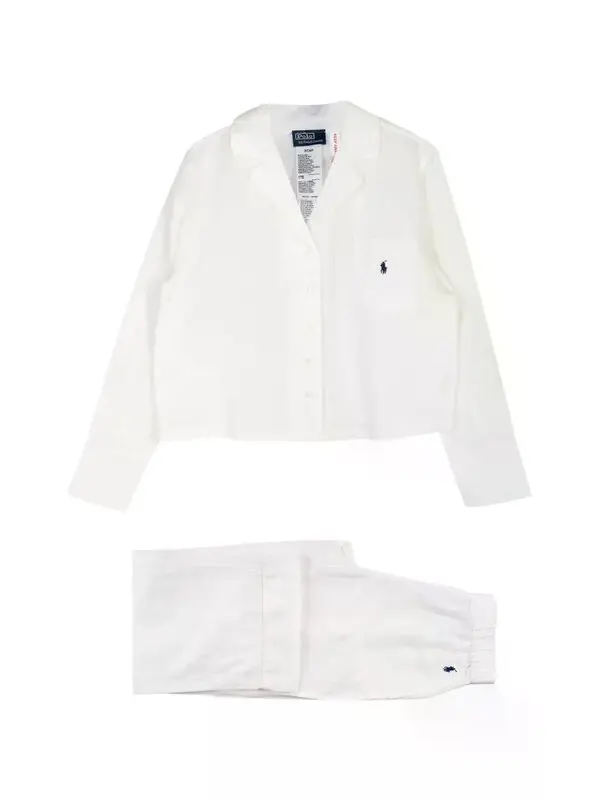Polo Ralph Lauren Long-sleeve Pajama Set - White