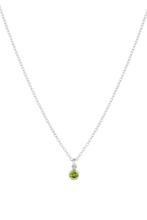 SET & STONES Necklace - Silver/august