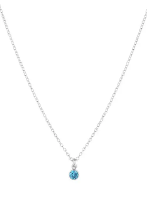 SET & STONES Necklace - Silver/december