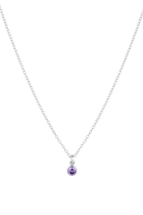 SET & STONES Necklace - Silver/june