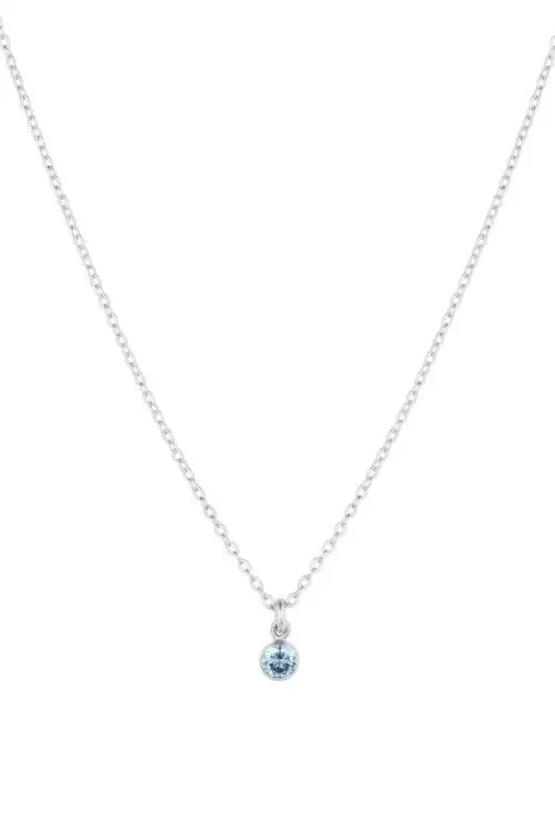 SET & STONES Necklace - Silver/march