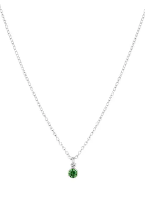 SET & STONES Necklace - Silver/may