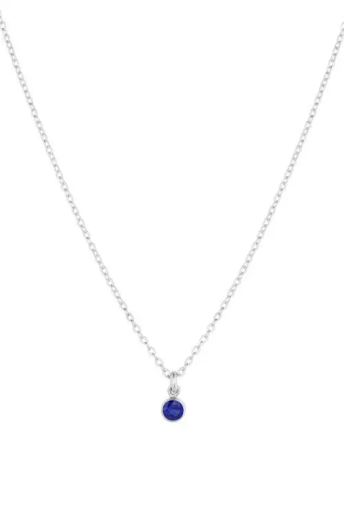 SET & STONES Necklace - Silver/september