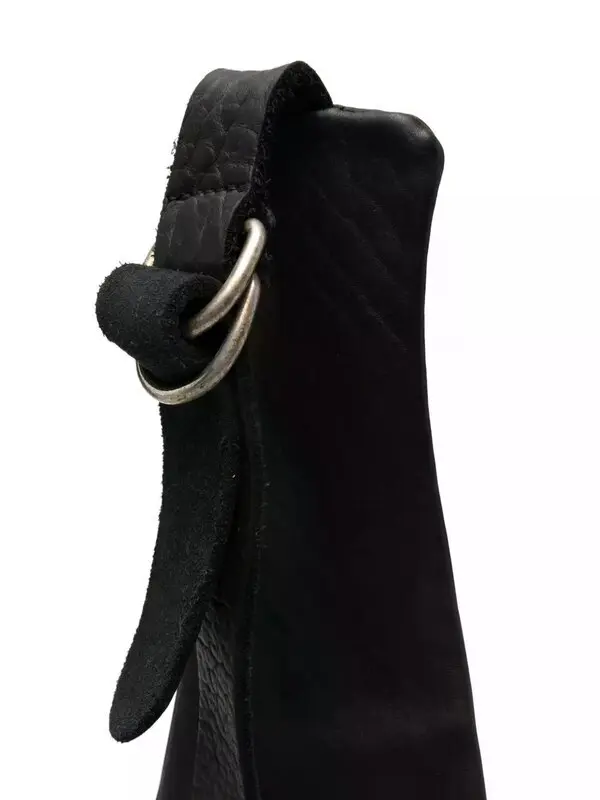 Guidi Leather Crossbody Bag - Black