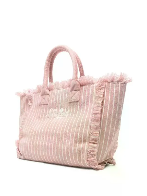 MC2 SAINT BARTH Striped Tote Bag - Pink