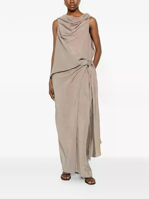 Sú Cowl-neck Sleeveless Top