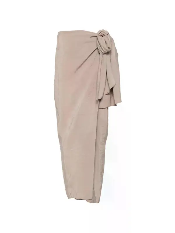Sú Knot-detail Trousers