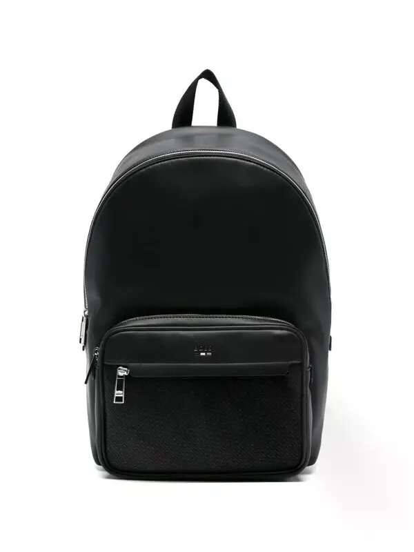 BOSS Zip-pocket Backpack - Black
