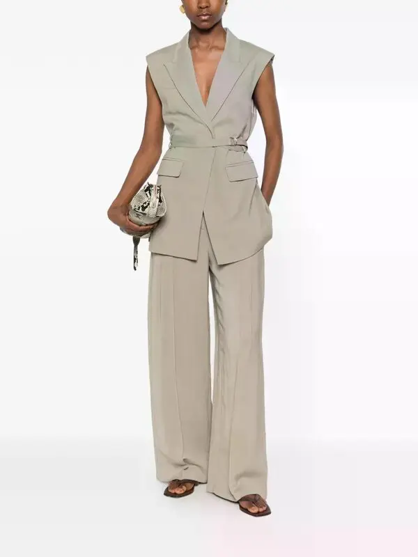 Sú Belted Sleeveless Waistcoat