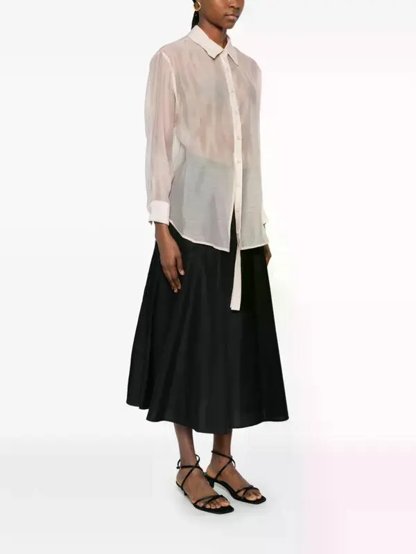 Sú Buttoned Shirt With Tie Detail