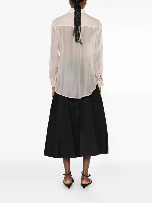 Sú Buttoned Shirt With Tie Detail