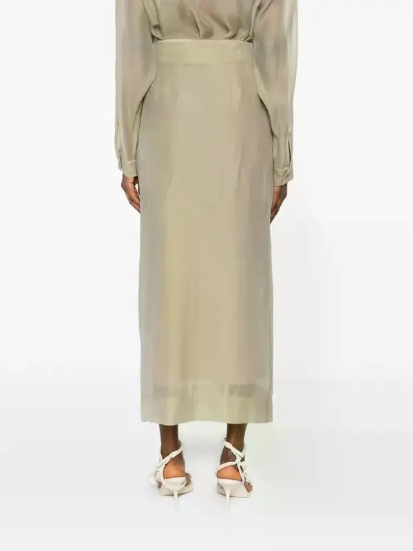 Sú Wrap-design Midi Skirt