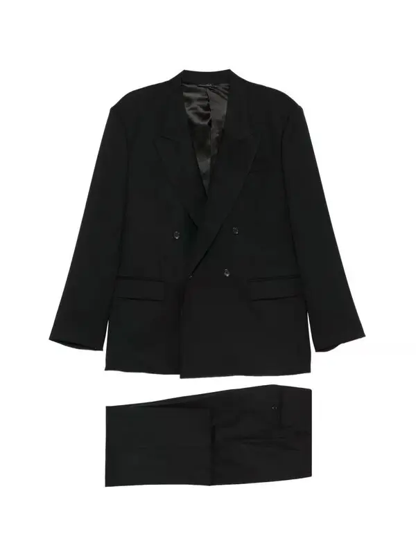REVERES 1949 Double-breasted Suit - Black