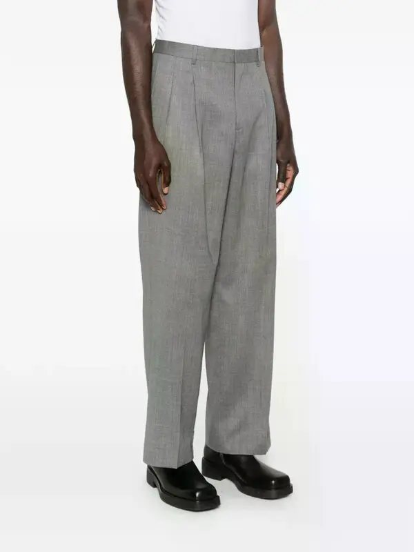 SUNFLOWER Pleated Trousers - Grey