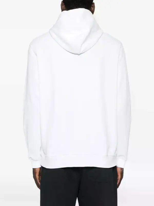 Balmain Embroidered Logo Hoodie - White