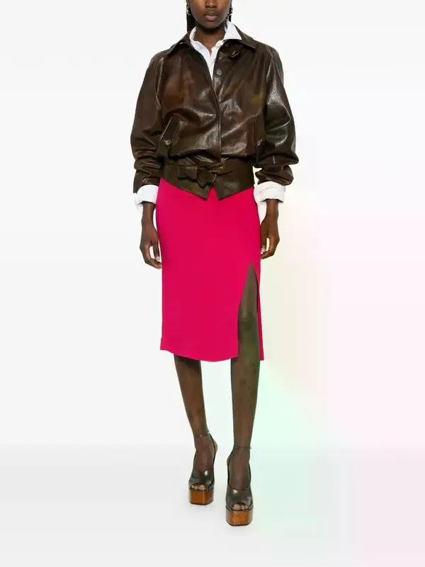 Valentino Garavani Midi Skirt With Zip Fastening