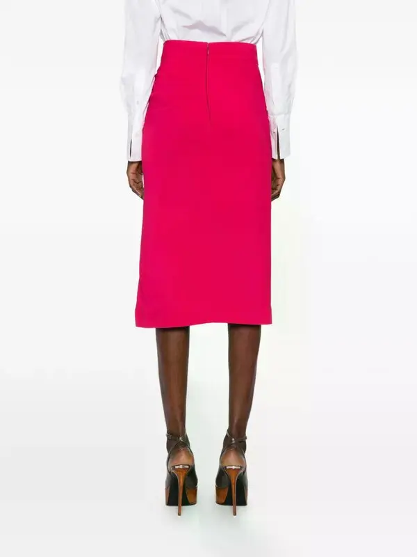 Valentino Garavani Midi Skirt With Zip Fastening