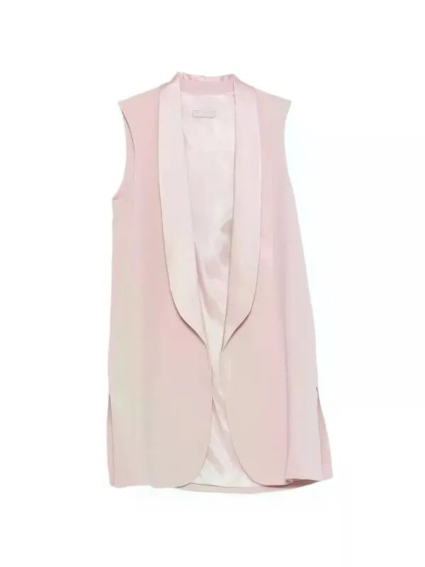 Antonelli Firenze Shawl-collar Gilet - Pink