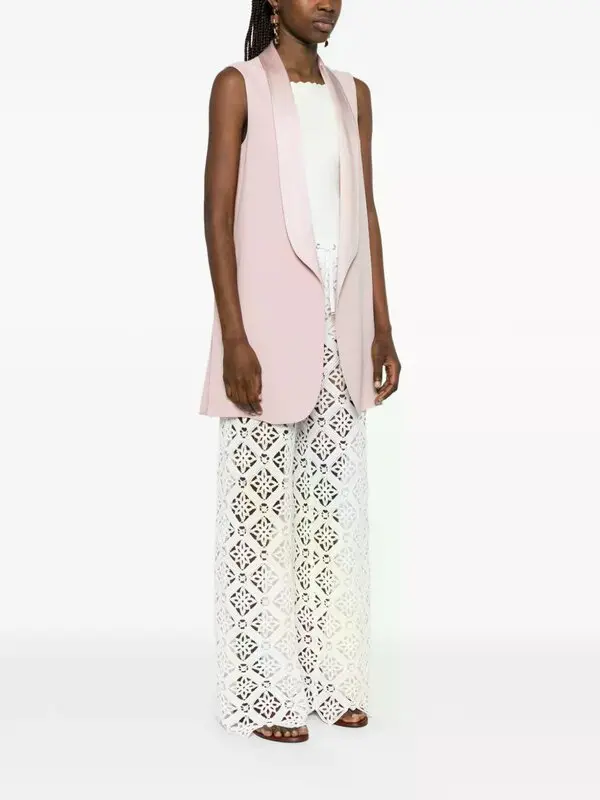 Antonelli Firenze Shawl-collar Gilet - Pink