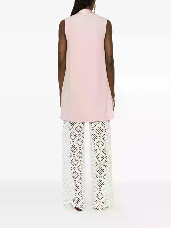 Antonelli Firenze Shawl-collar Gilet - Pink