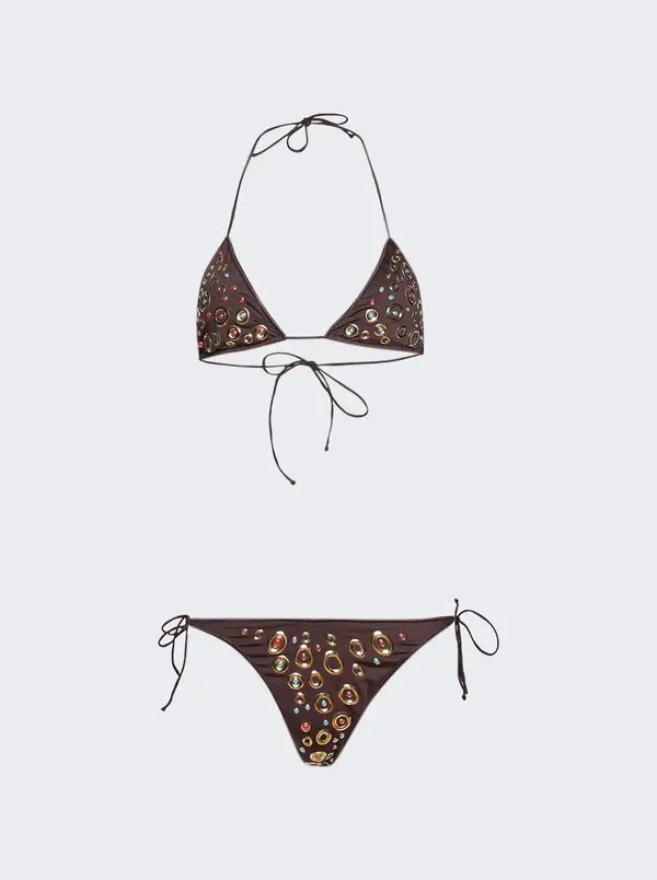 OSÃ©REE Studs Microkini - Brown