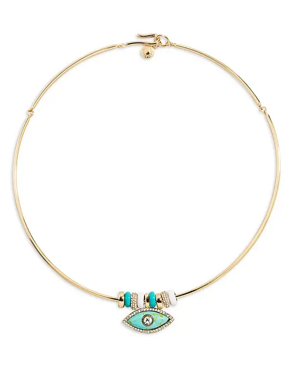Baublebar Evil Eye Collar Necklace - Turquoise