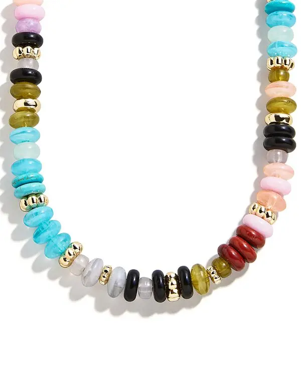 Baublebar Mariel Semi Precious Stone Beaded Necklace - Multi