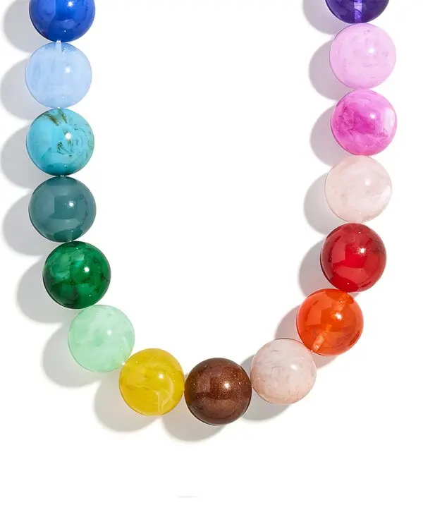 Baublebar Jane Semi Precious Stone Beaded Necklace - Rainbow