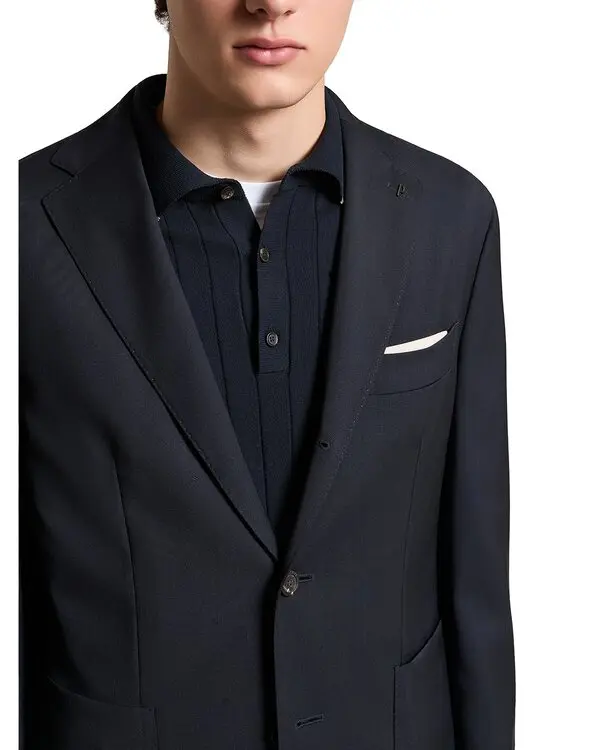 Peserico Single-breasted Tailored Blazer - Ink