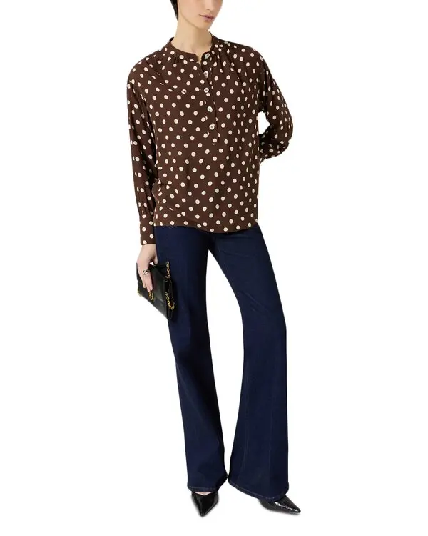 Gerard Darel Cayane Tunisian Collar Top