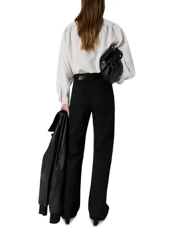 Gerard Darel Calixte Mandarin Collar Shirt