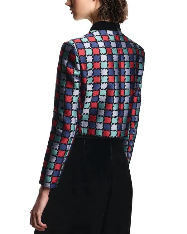 Emporio Armani Check Jacquard Jacket