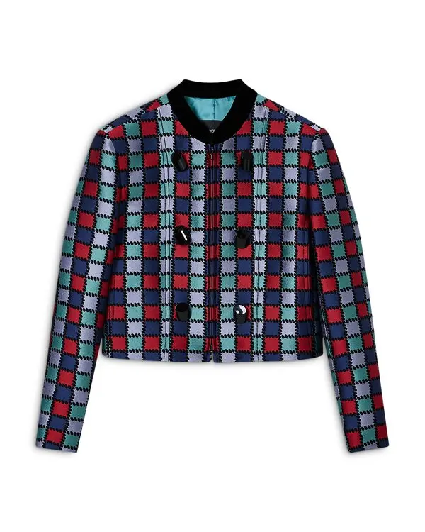 Emporio Armani Check Jacquard Jacket