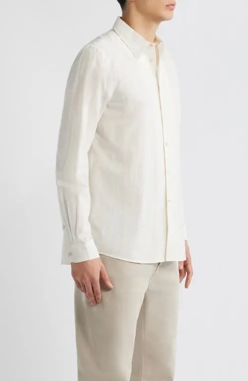Paul Smith Stripe Regular Fit Cotton Button-up Shirt - Multi Coloured