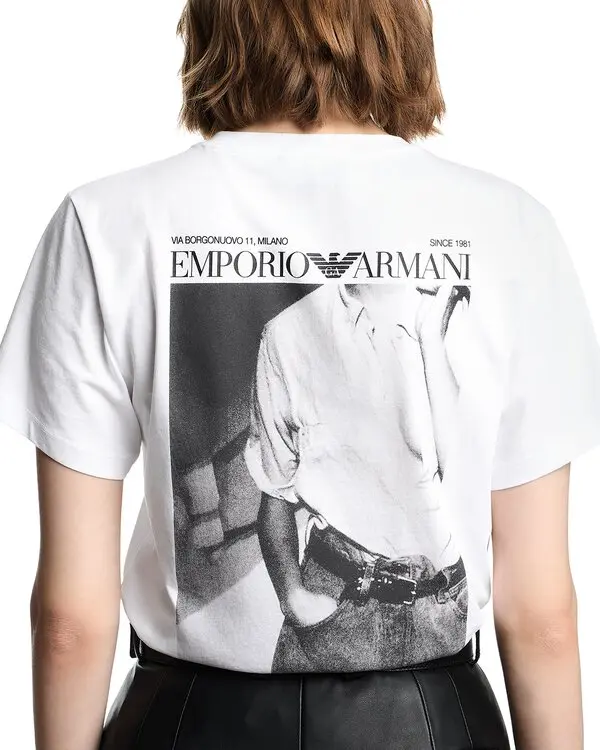 Emporio Armani Graphic Jersey Tee