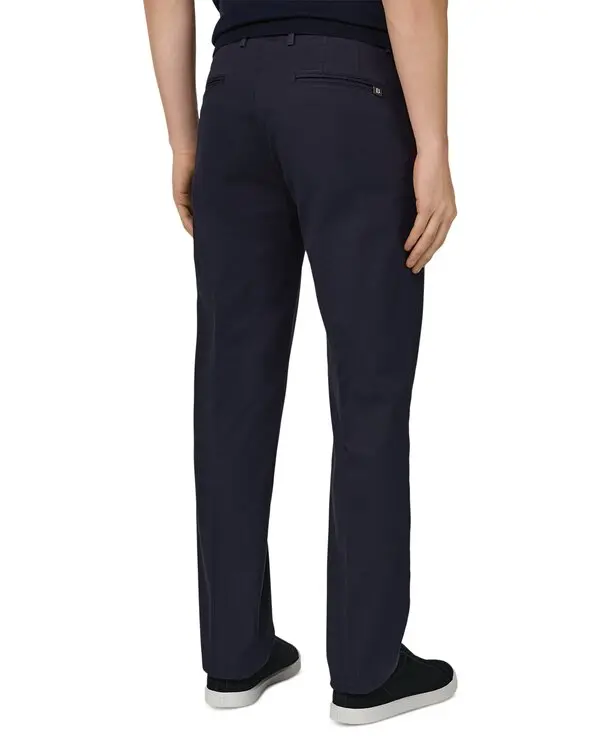 Boggi Milano Regular Fit Stretch Cotton Trousers