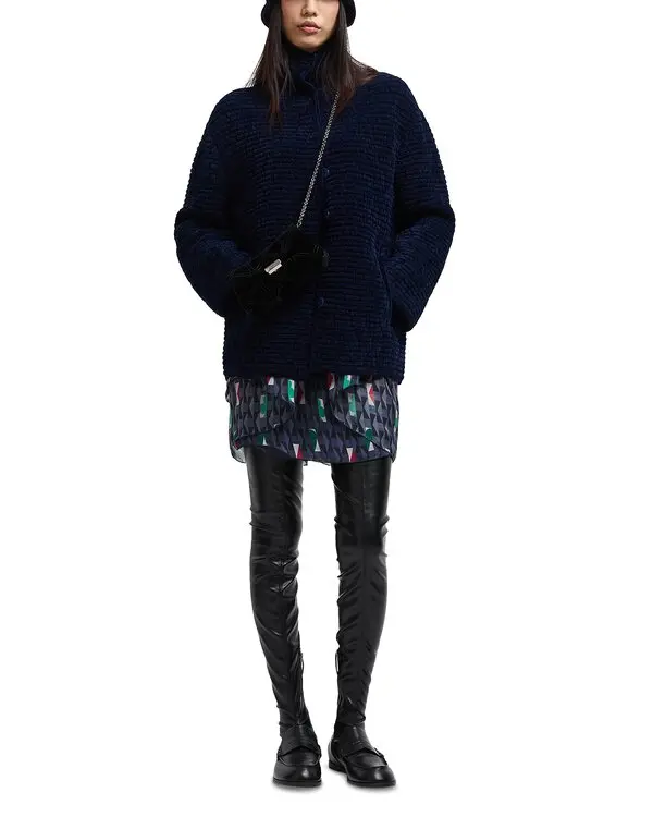 Emporio Armani Terry Effect Chenille Jacket