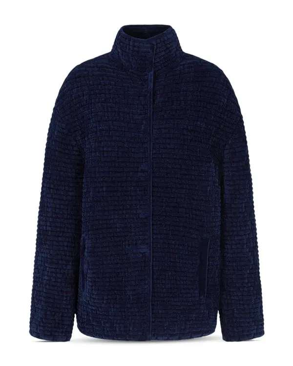 Emporio Armani Terry Effect Chenille Jacket