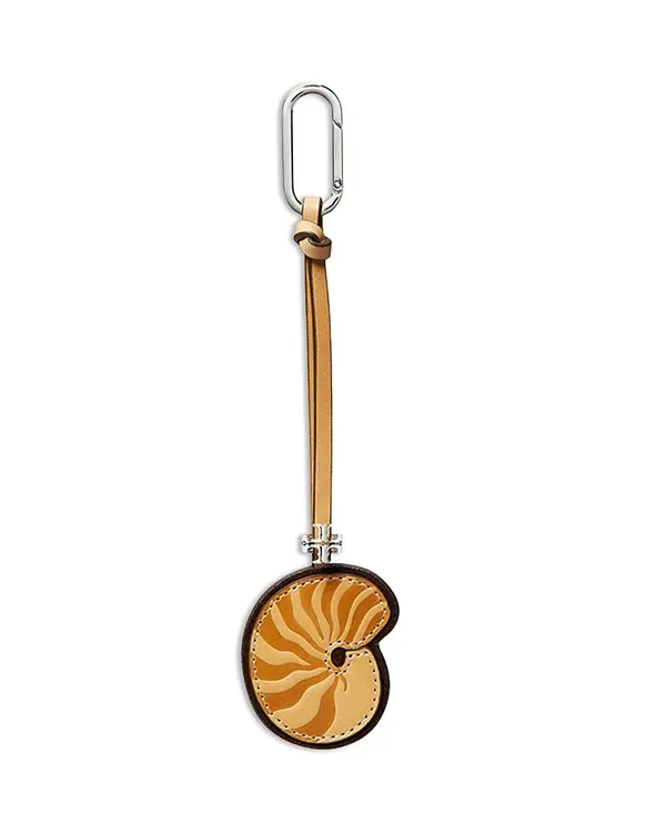 Tory Burch Snail Shell Leather Key Fob - Multi