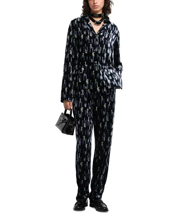 Emporio Armani Velvet Pants