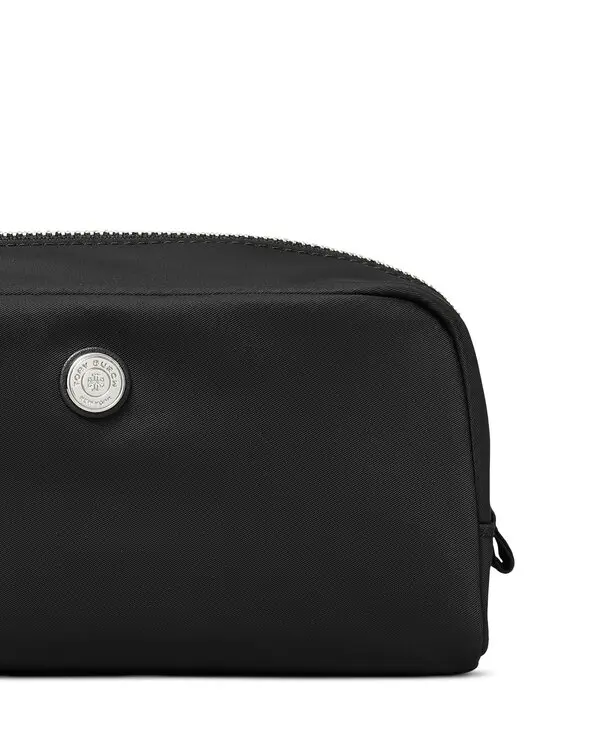 Tory Burch Twist Medium Nylon Cosmetic Case - Black