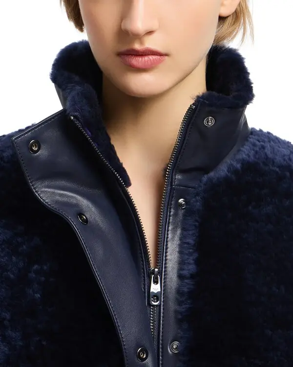 Emporio Armani Shearling Blouson Jacket