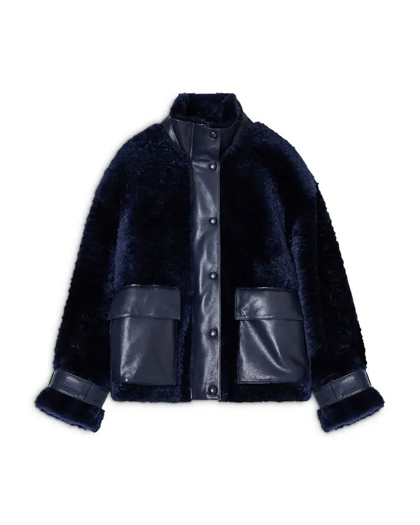 Emporio Armani Shearling Blouson Jacket