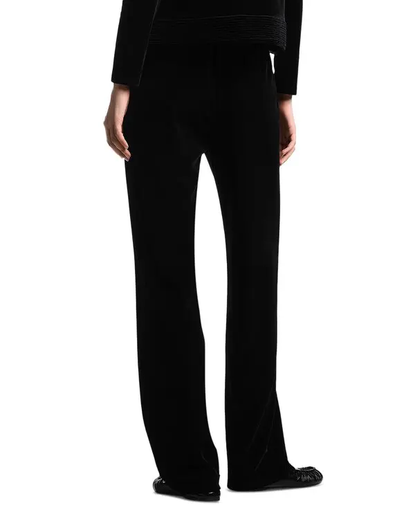 Emporio Armani Stretch Chenille Jersey Trousers