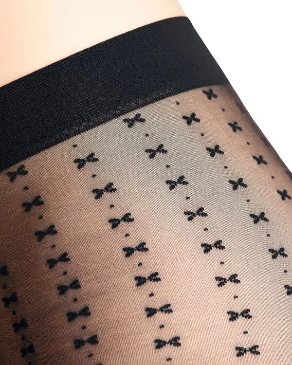 Falke Patterned Tights - Black