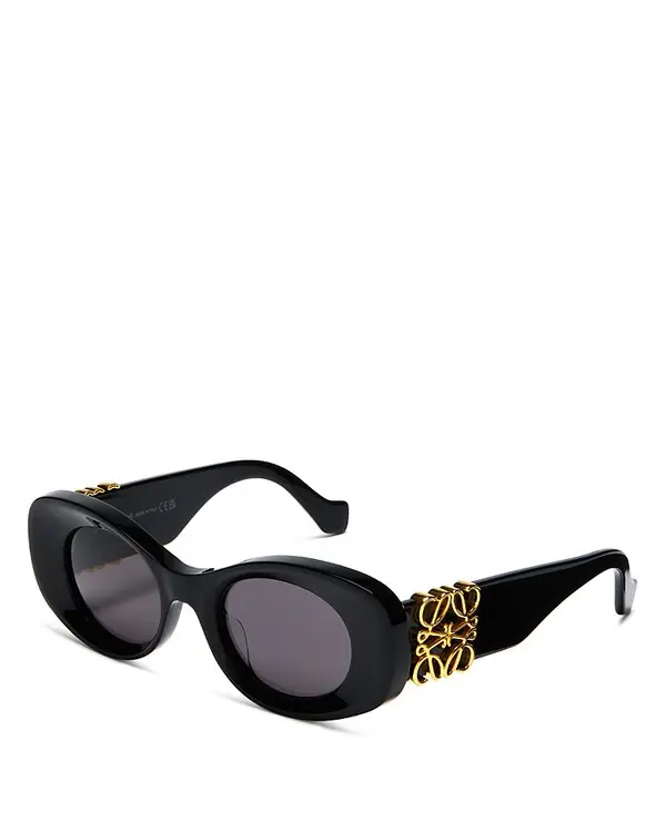 Loewe 49mm Cat Eye Sunglasses - Black
