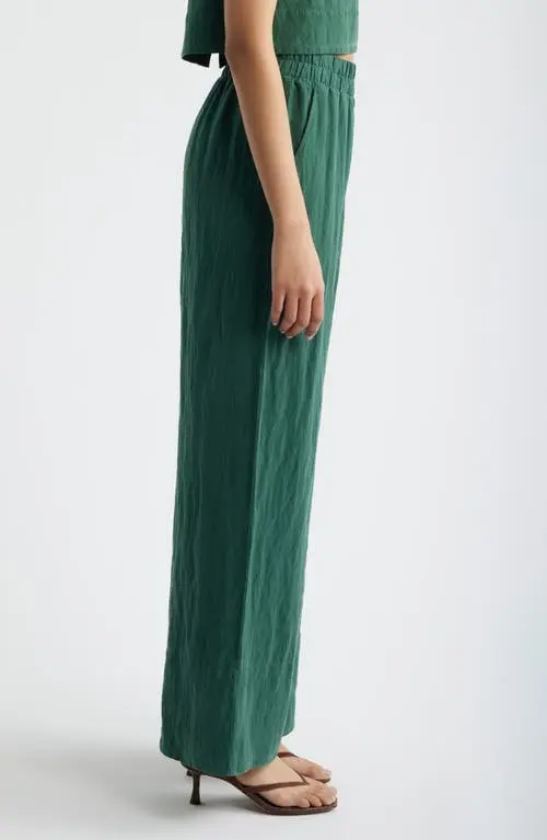 CLOTH & STONE Pull-on Wide Leg Pants - Meadow Moss