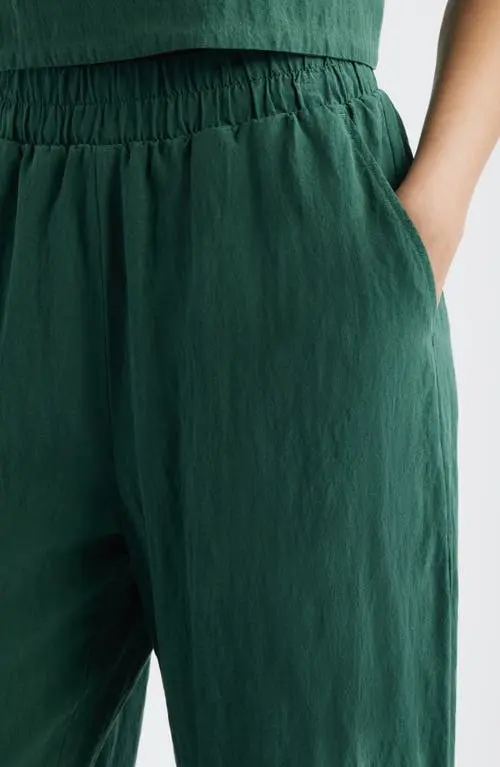CLOTH & STONE Pull-on Wide Leg Pants - Meadow Moss