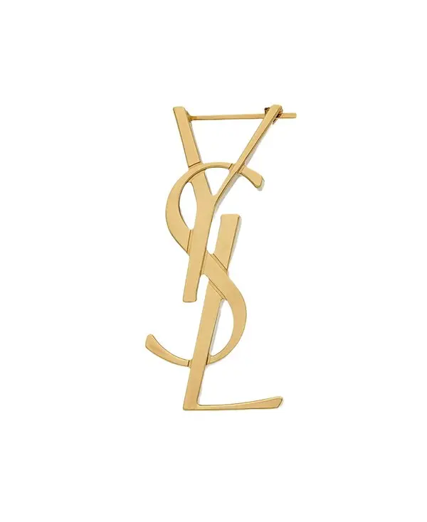 Saint Laurent Cassandre Single Earring - Gold